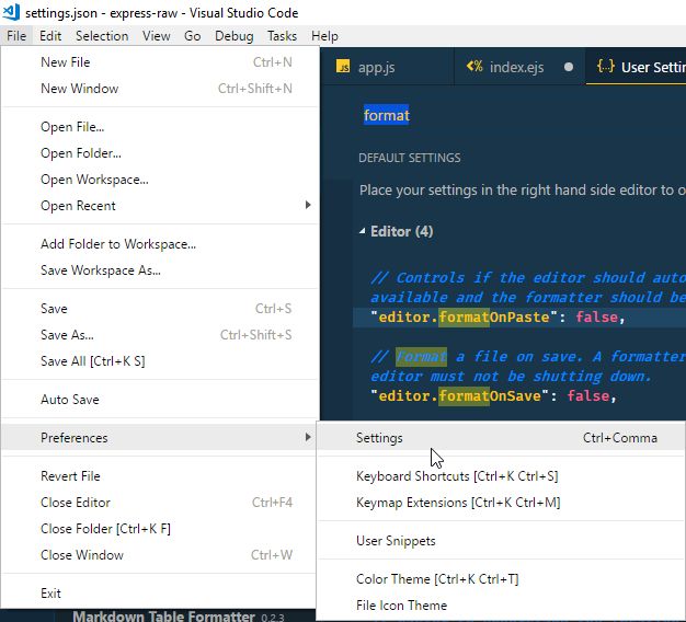 Formatting '.ejs' file in VS Code (Visual Studio Code) Formatting '.ejs' file in VS Code (Visual Studio Code)